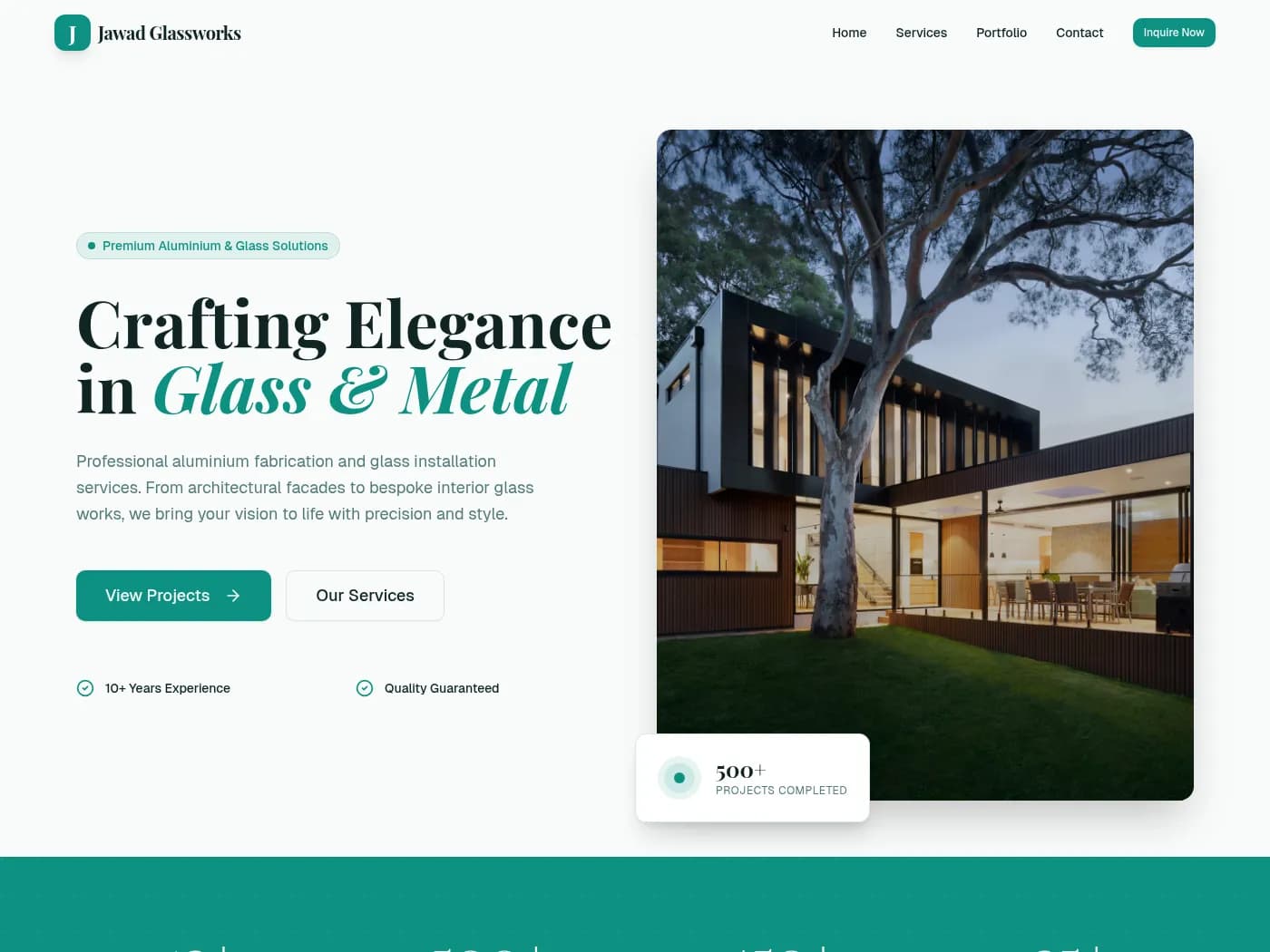 Jawad Glassworks Portal