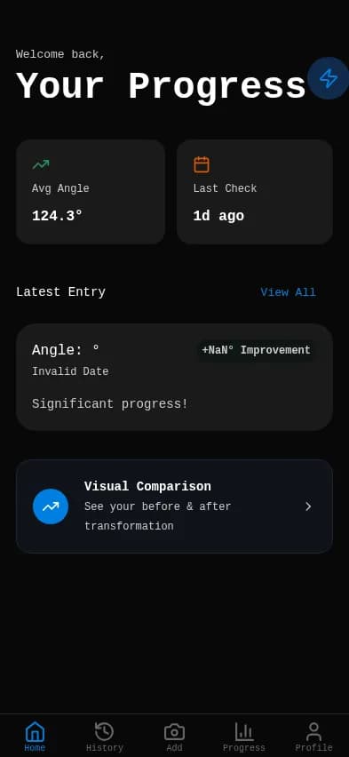 Jawline Tracker App