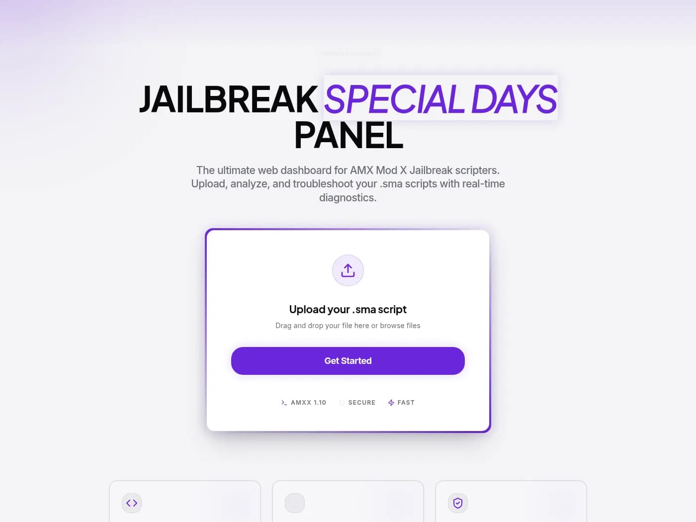 Jailbreak Special Days Panel