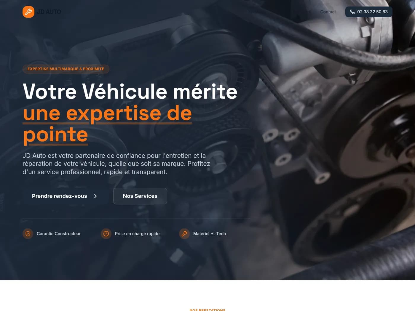 JD Auto Website
