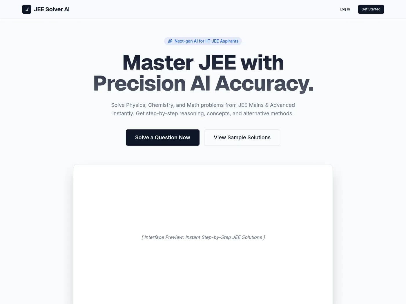 JEE AI Solver