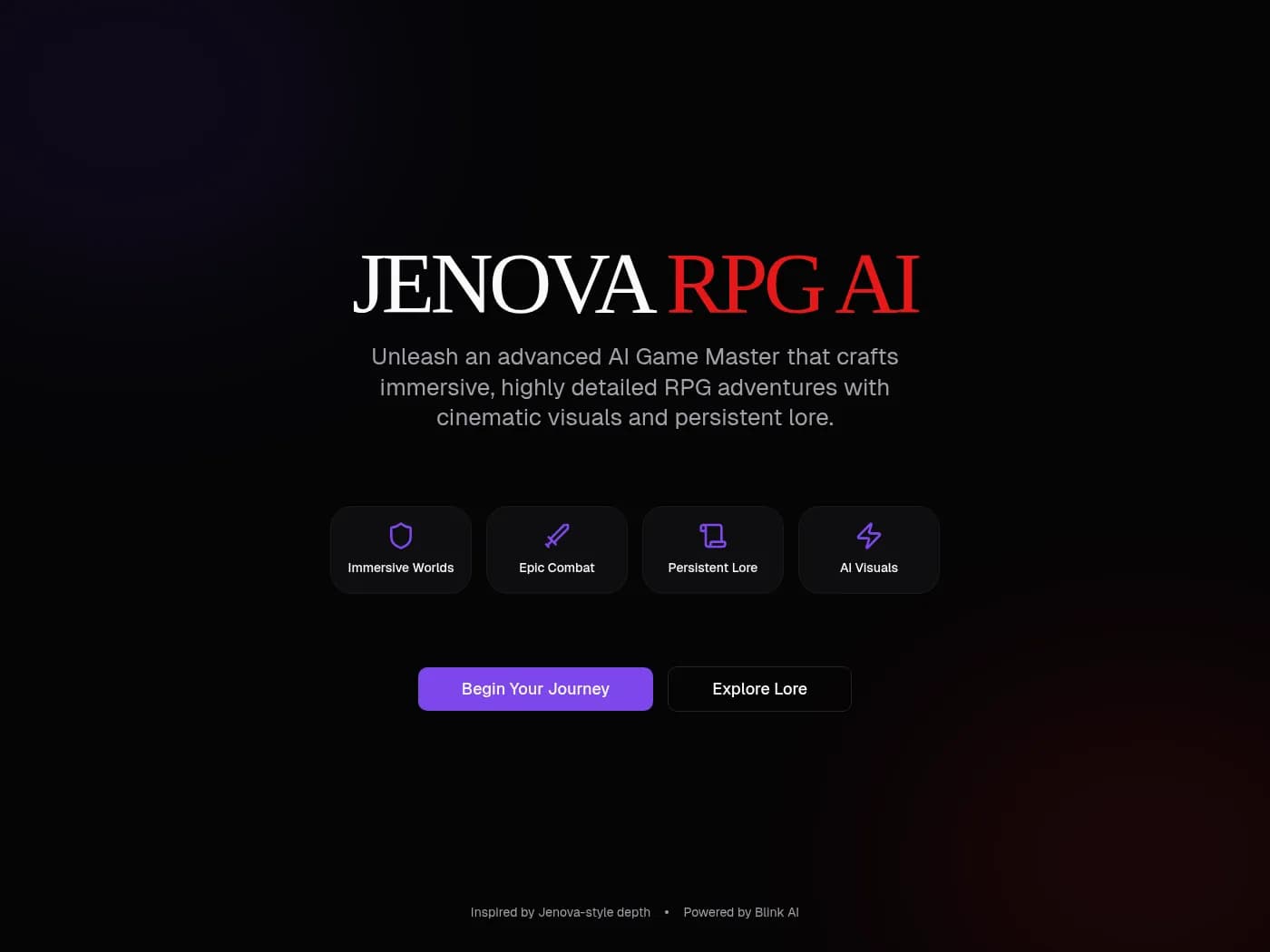 Jenova RPG AI