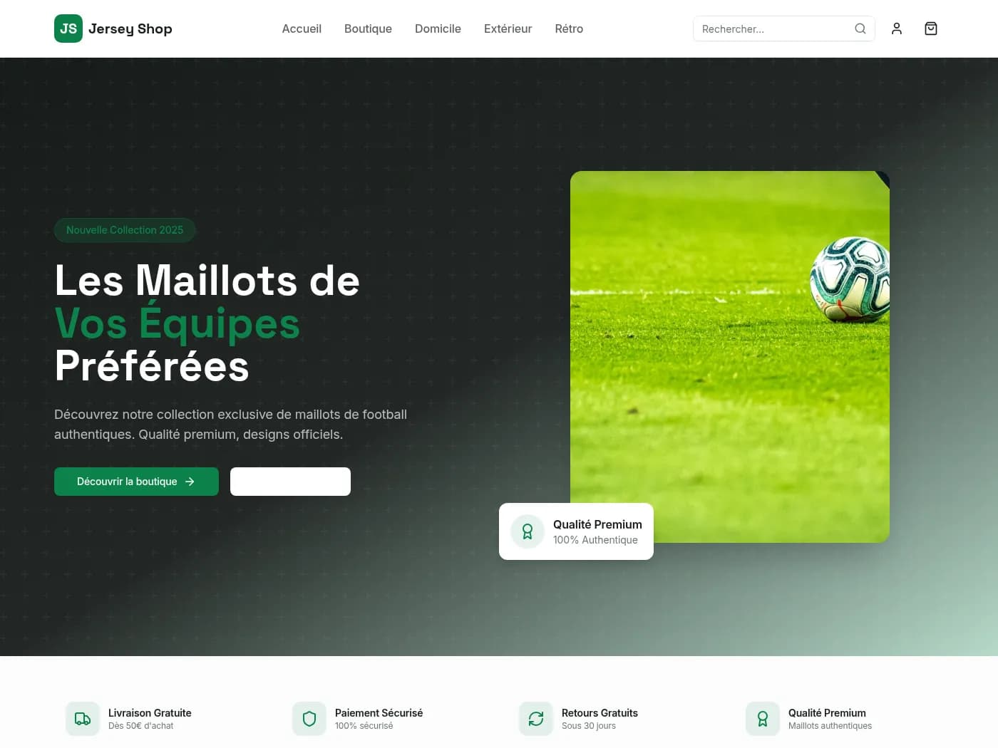 Jersey Shop Revamp