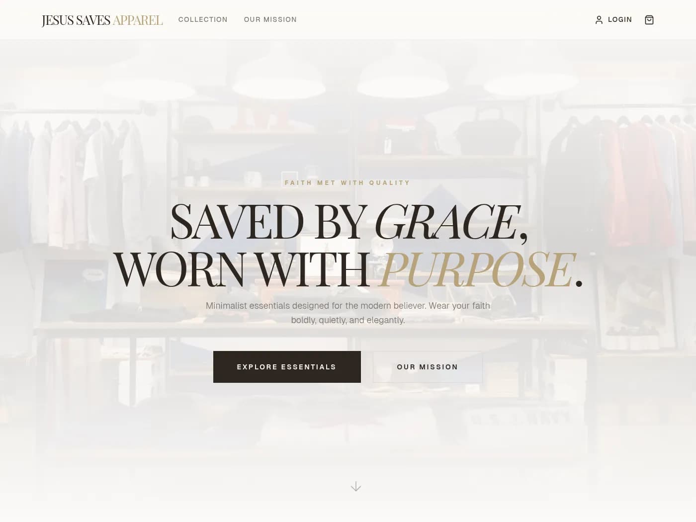 Jesus Saves Apparel