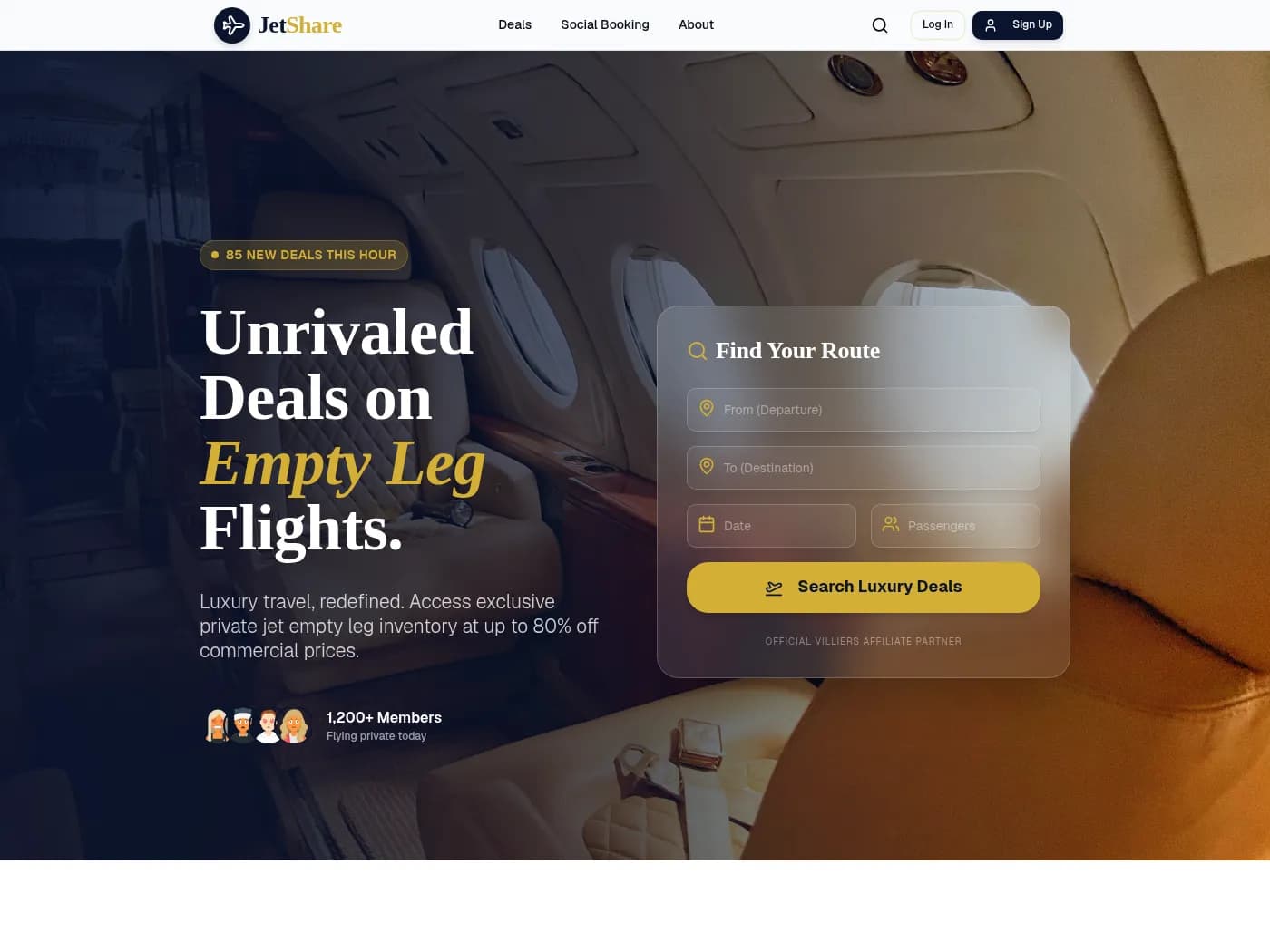 Empty Leg Jet Deals