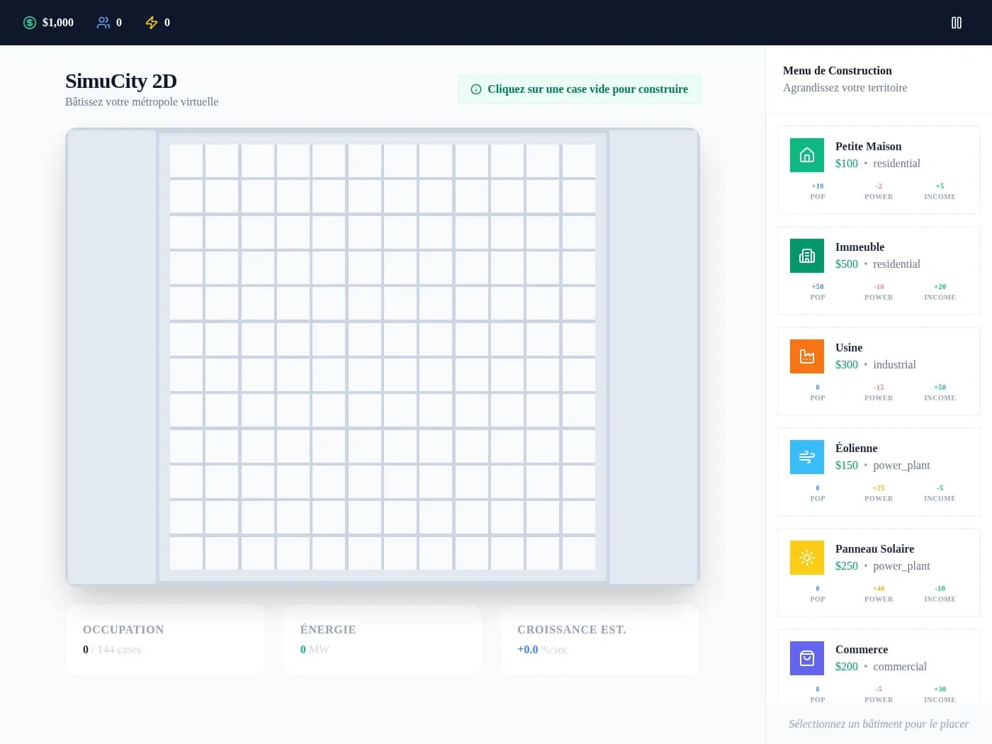 Simu2D Game Builder