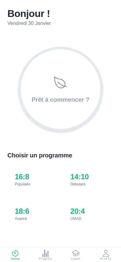 Jeûne Intermittent Coach