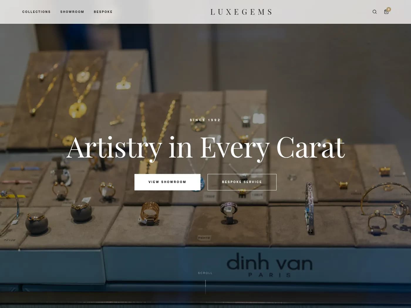 LuxeGems Website