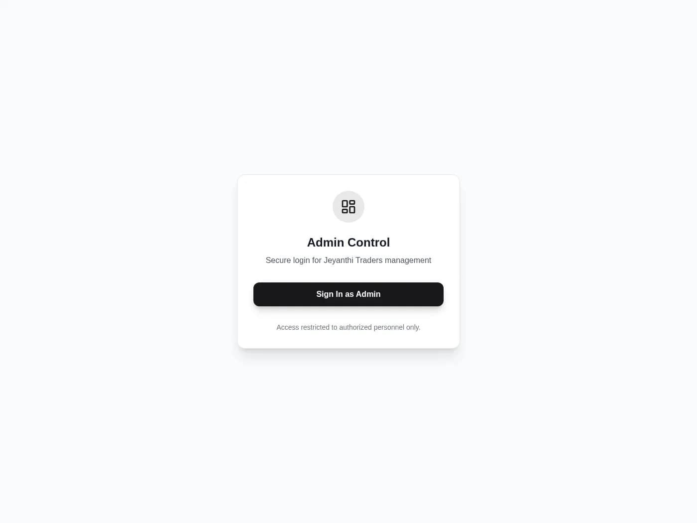 Jeyanthi Traders Backend