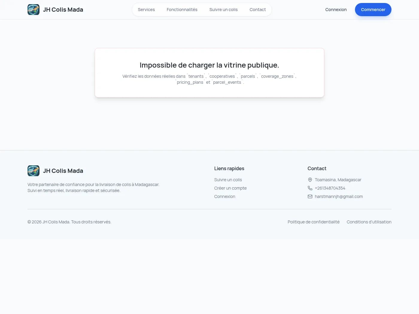 Colis Mada Platform