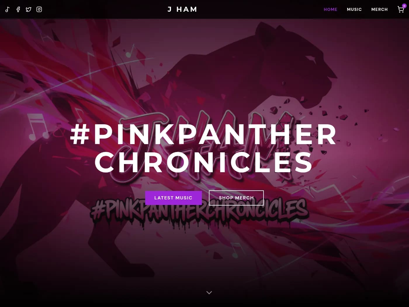 Jham Web Clone