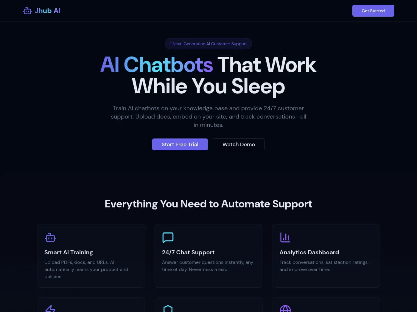 Jhub AI Chatbot Suite