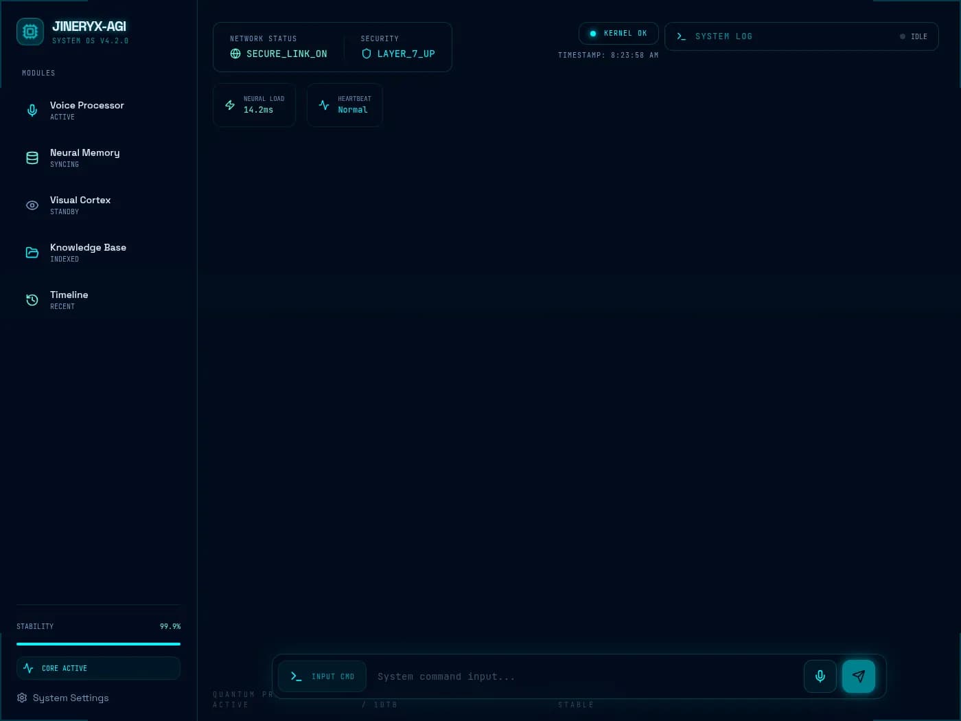 Jineryx AGI Assistant