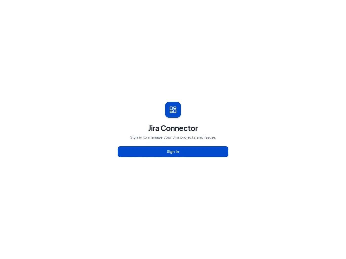 JIRA Connector Web