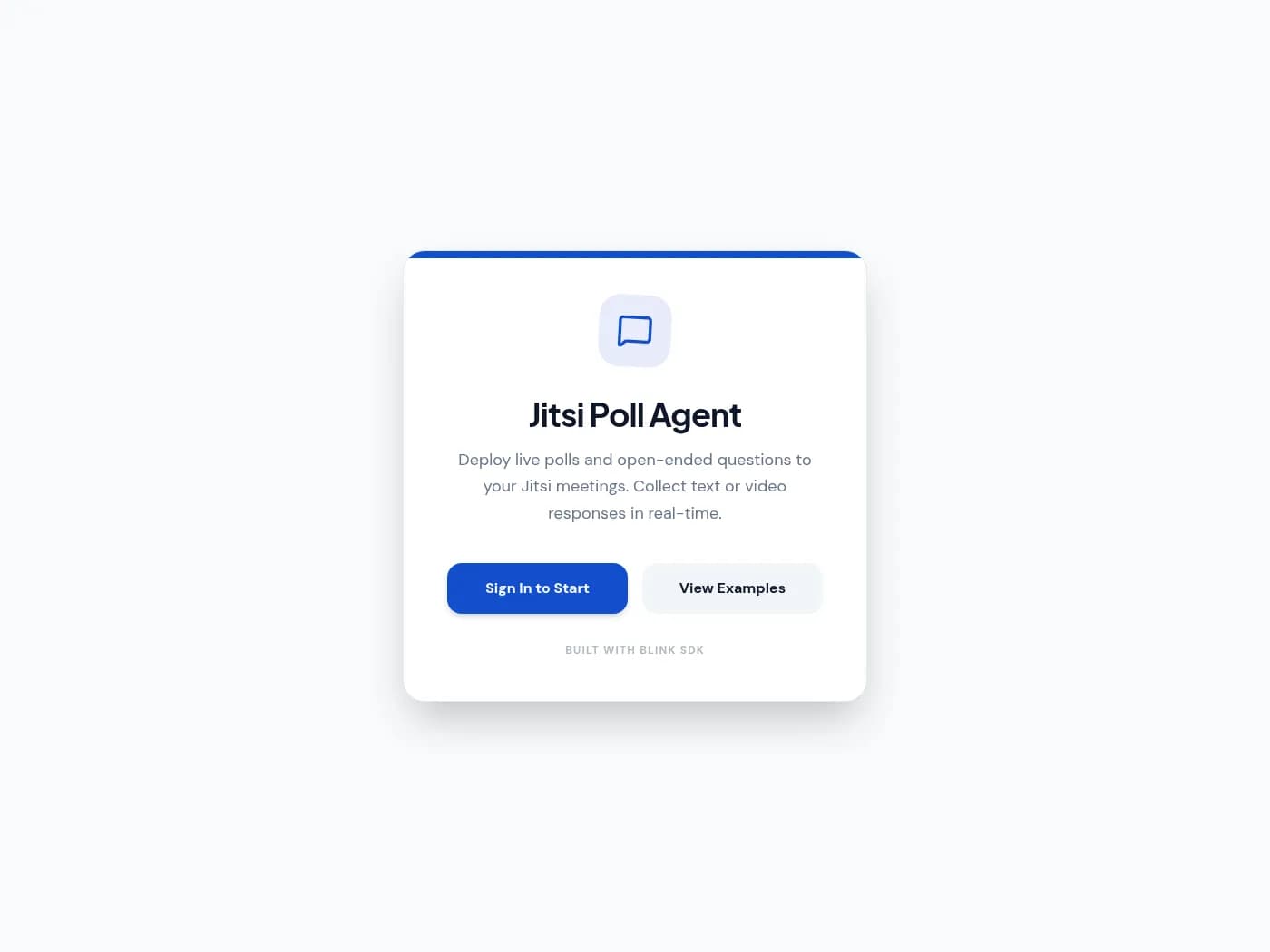 Jitsi Polling Agent