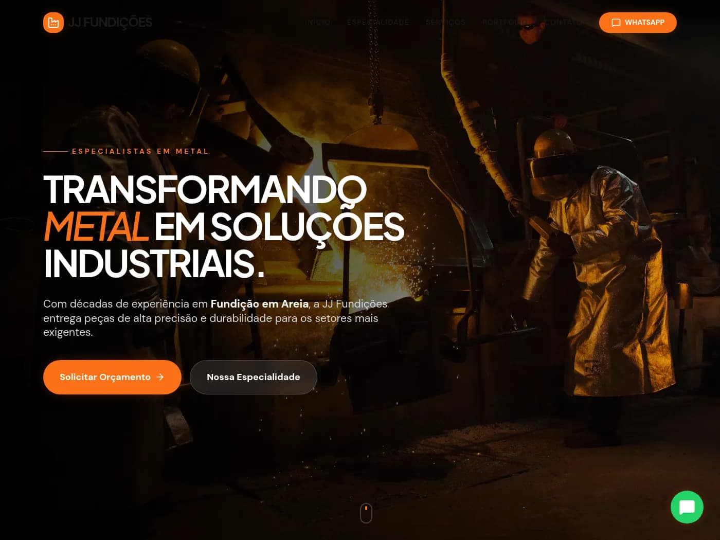 JJ Foundry Website