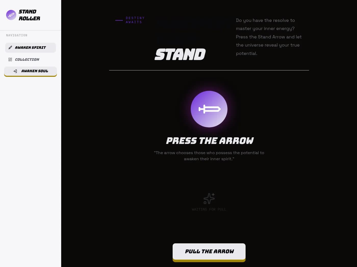 JJBA Stand Roller