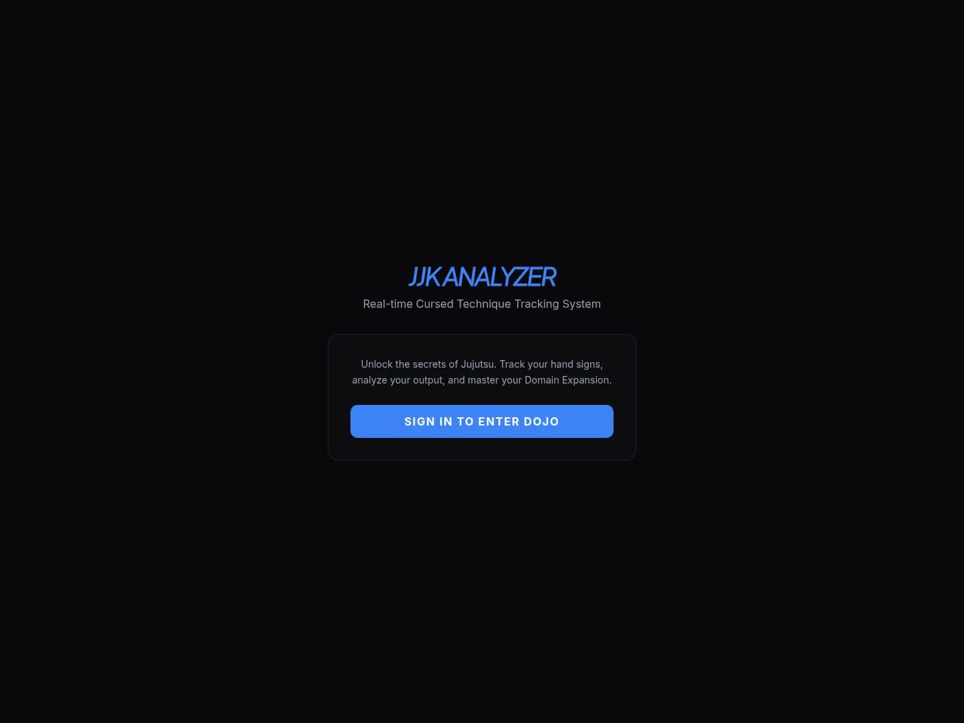 JJK Gesture Analyzer