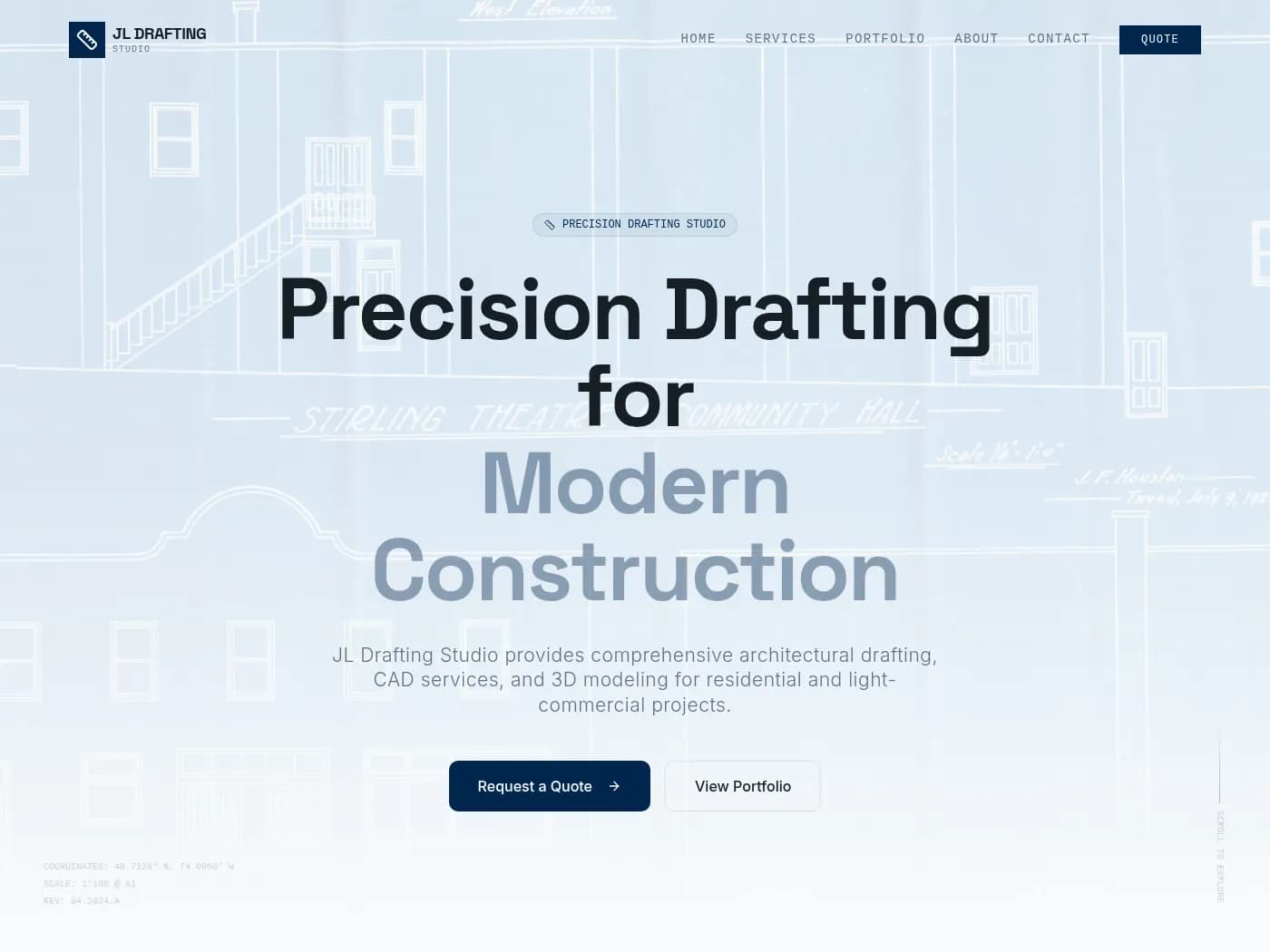 JL Drafting Studio Site