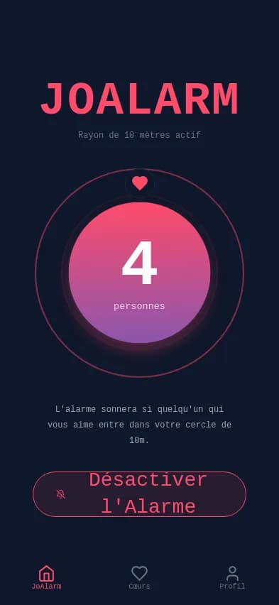 JoAlarm Mobile App