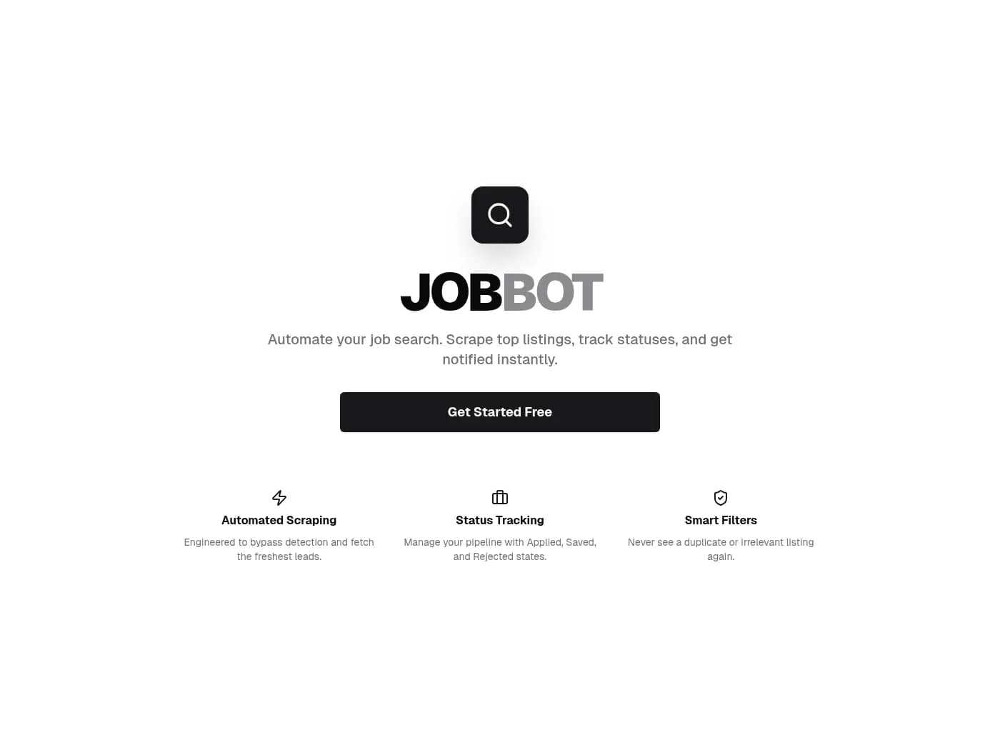 JobFinder Bot Dashboard