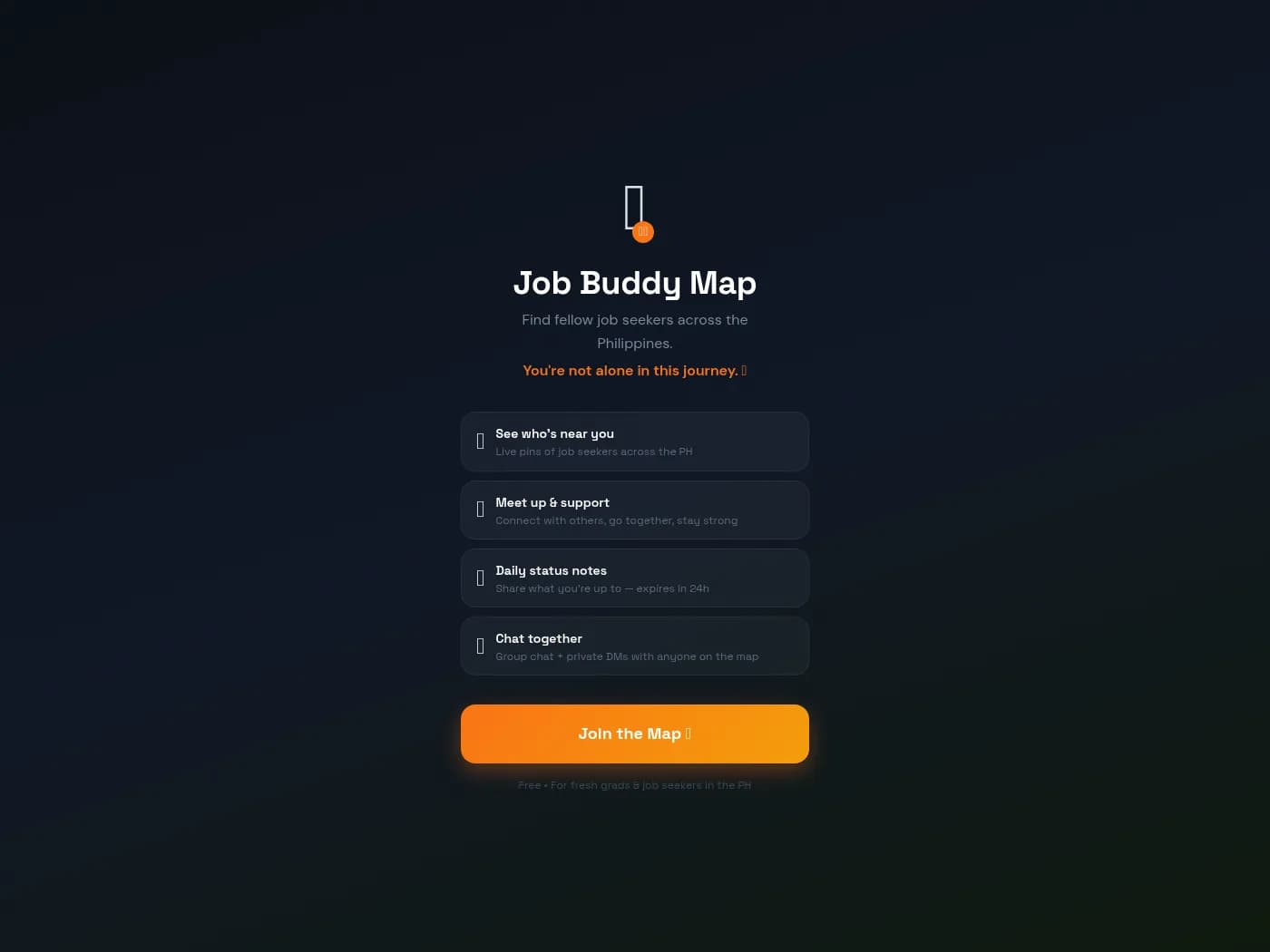 Job Buddy Map