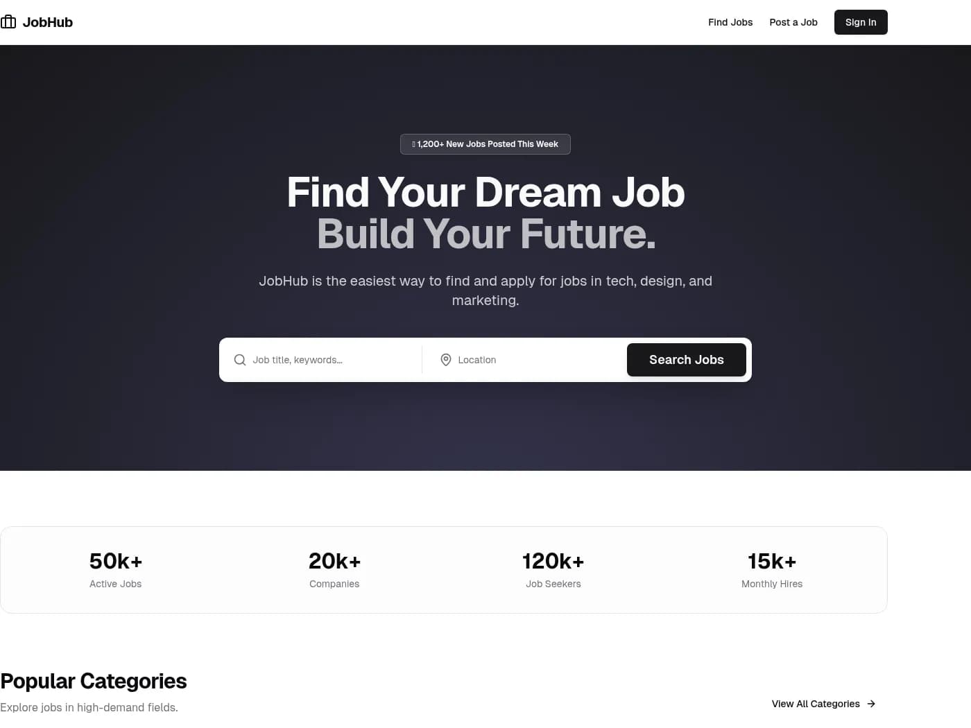 JobHub Portal