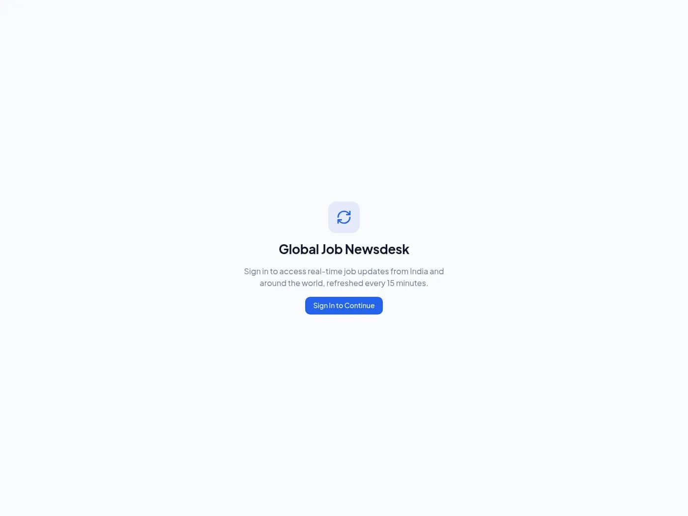 Global Job Newsdesk