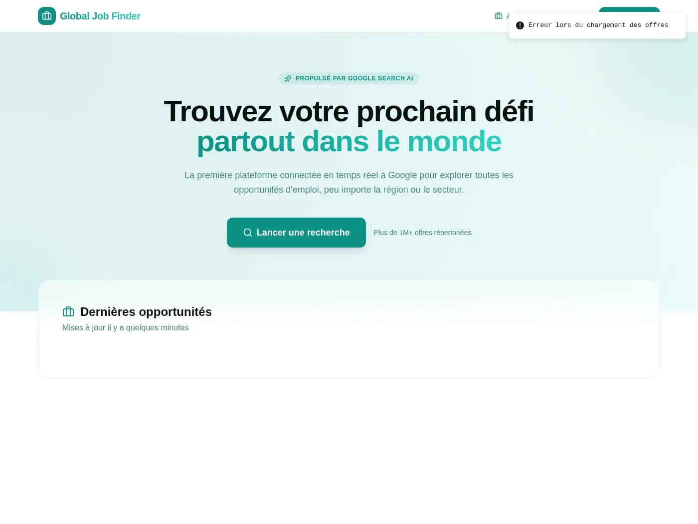Global Job Finder