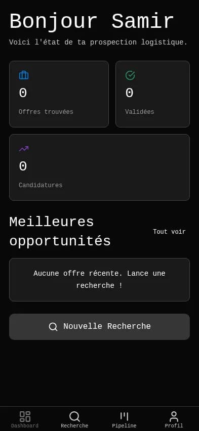 Job Prospector Samir