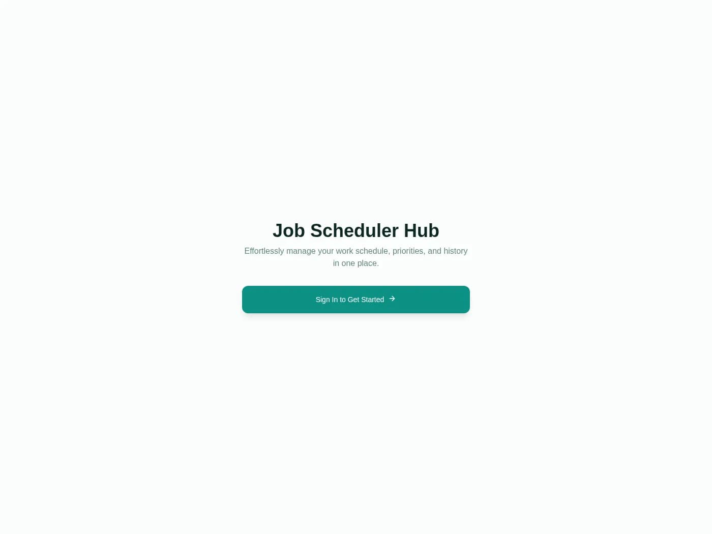 Job Scheduler Hub