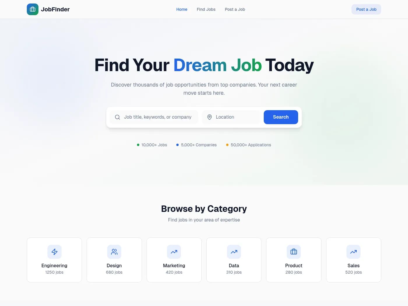 JobFinder Platform