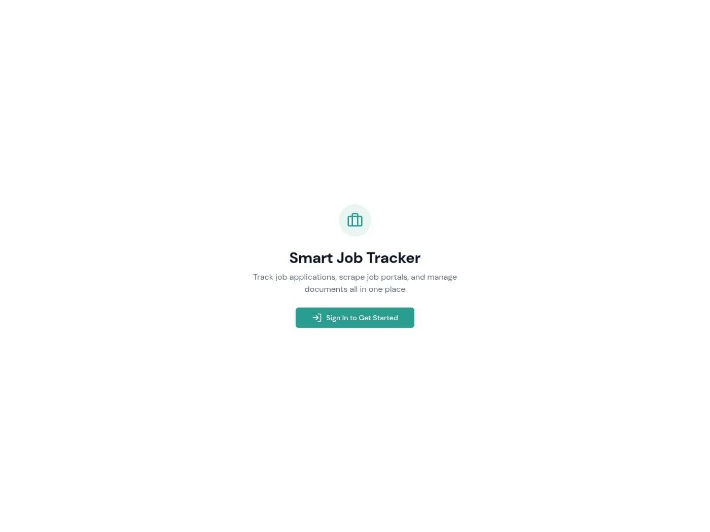 Smart Job Tracker