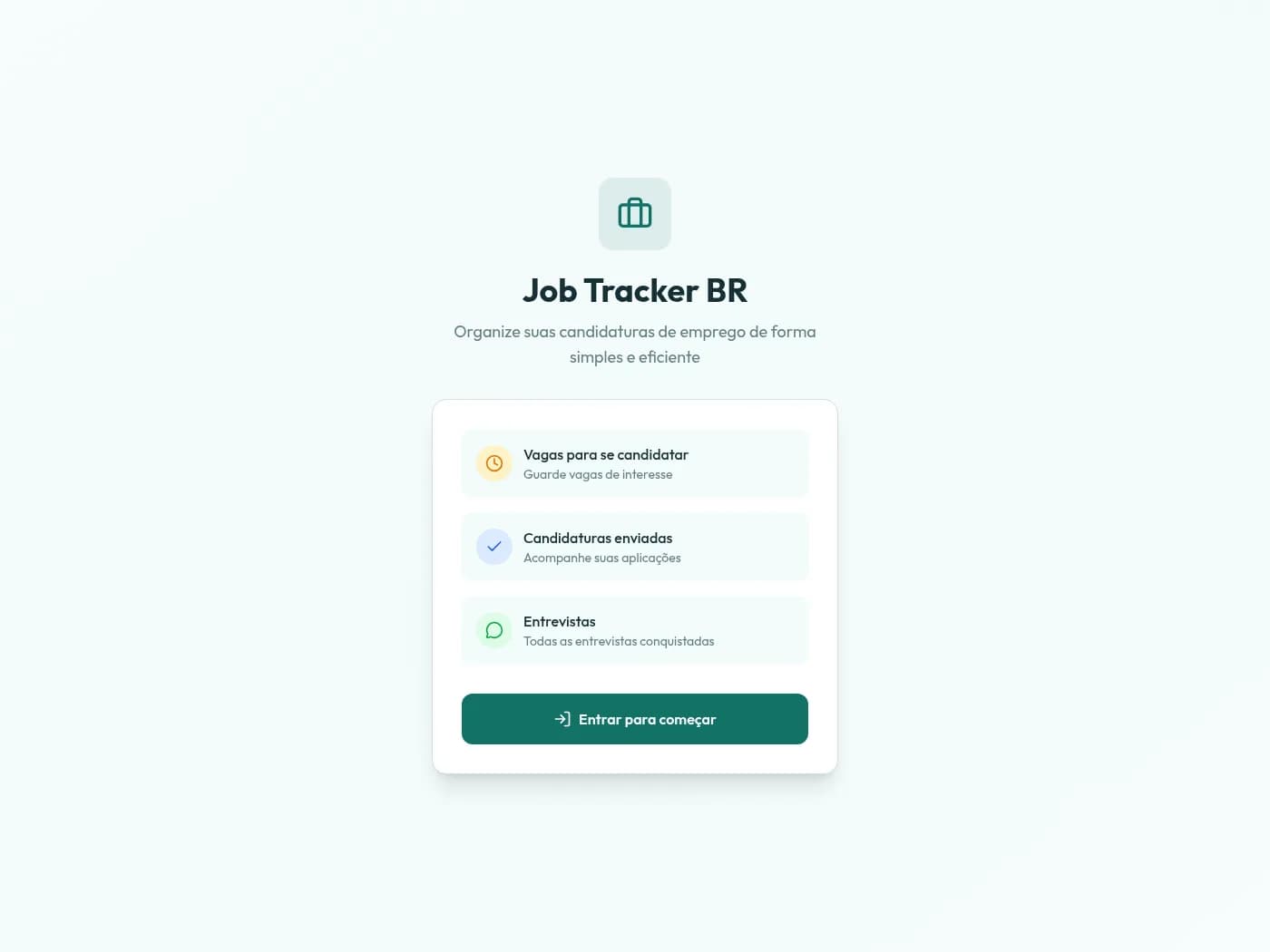 Job Tracker BR