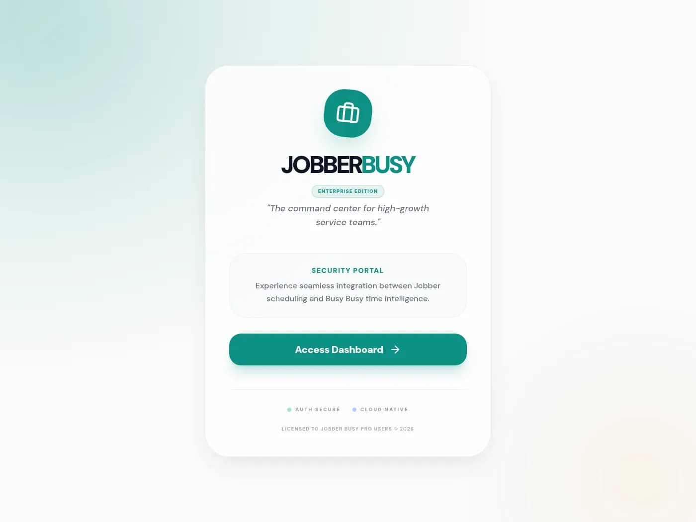 Jobber Busy Pro