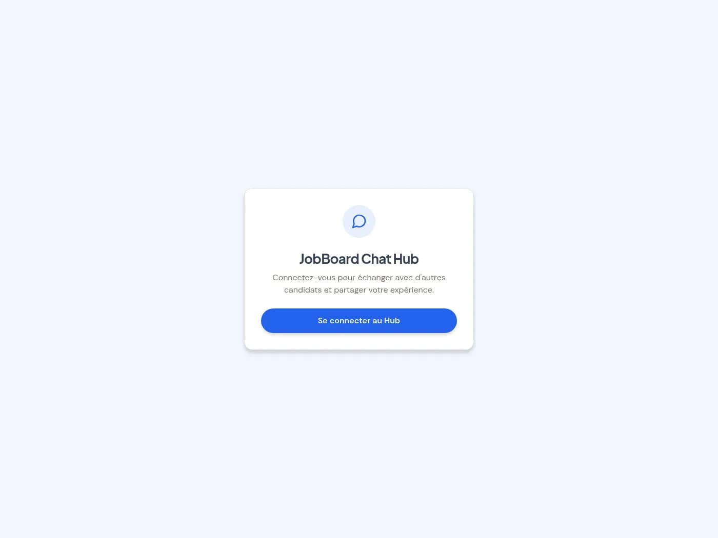 JobBoard Chat Hub