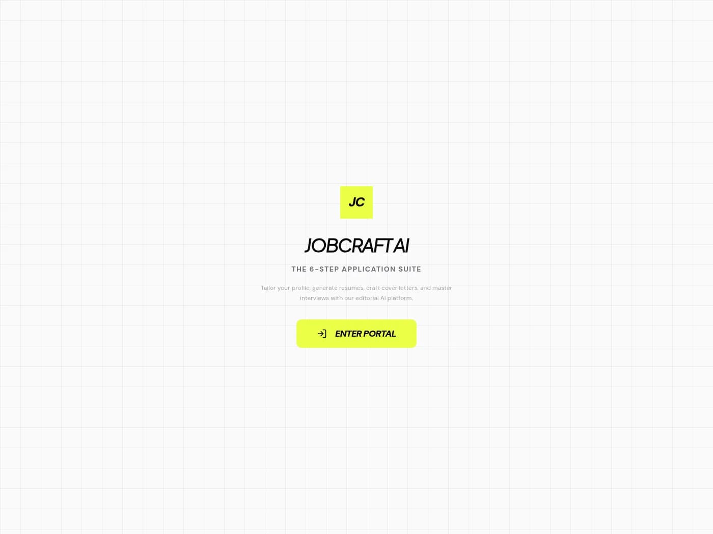 Jobcraft AI Portal