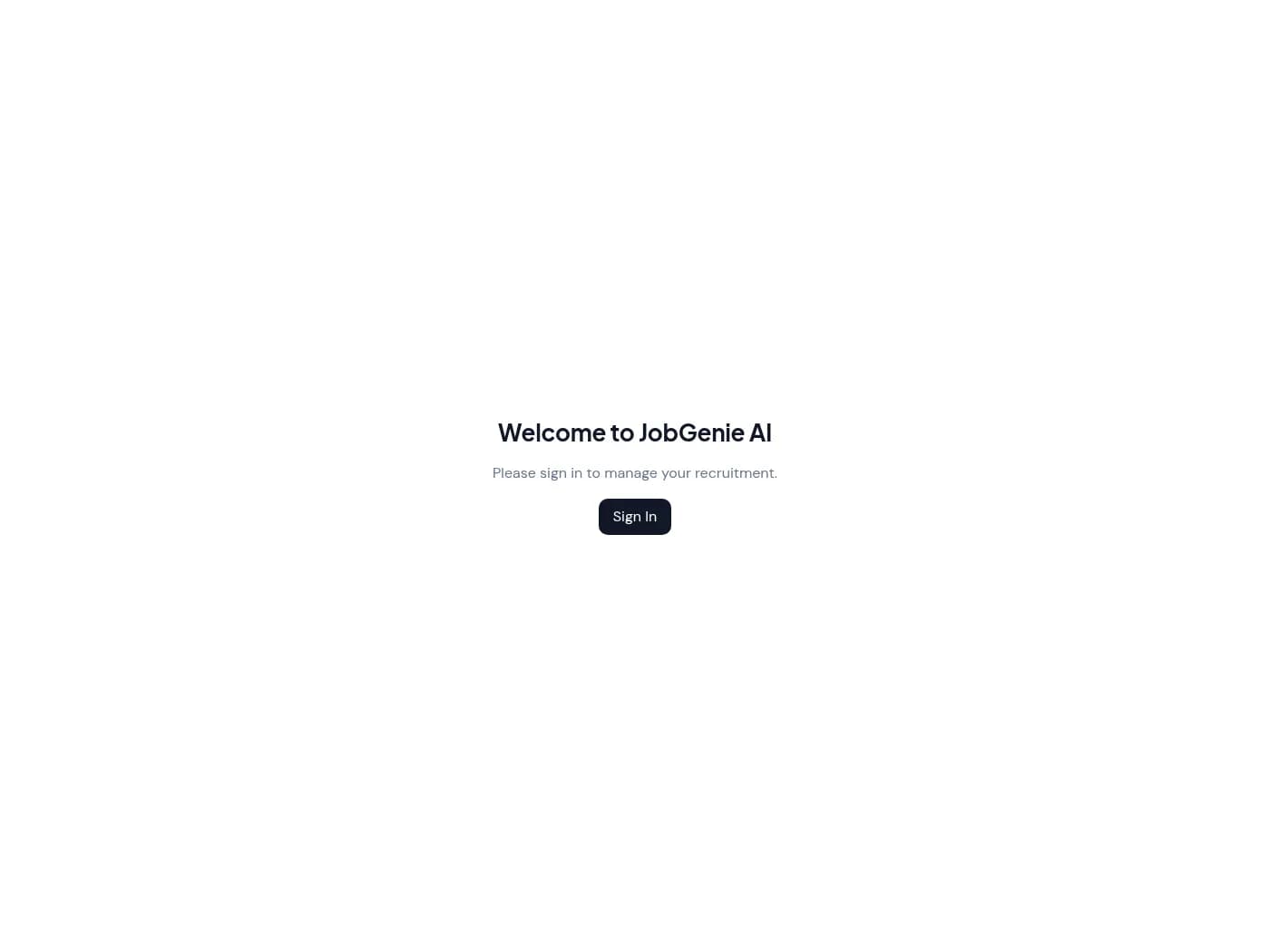 JobGenie AI Agent