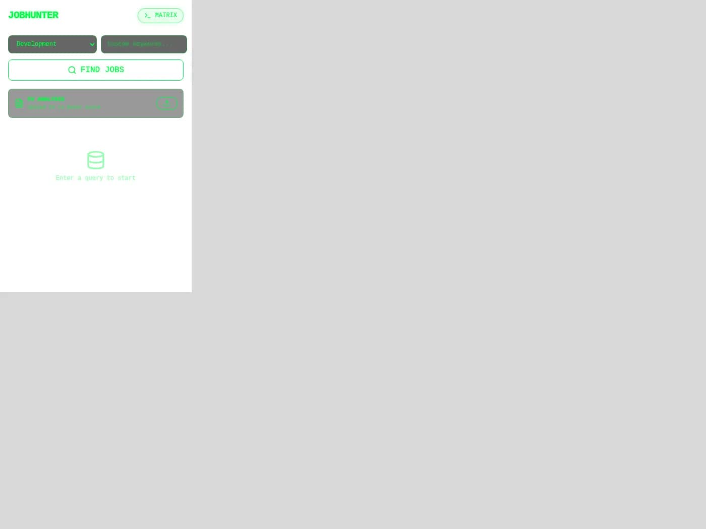 JobHunter Matrix Extension