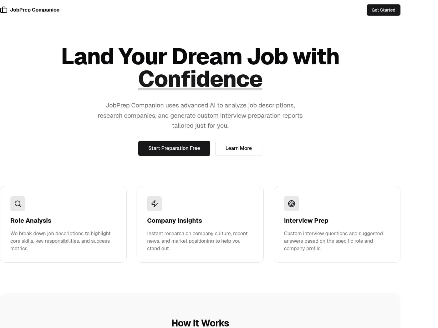 JobPrep Companion