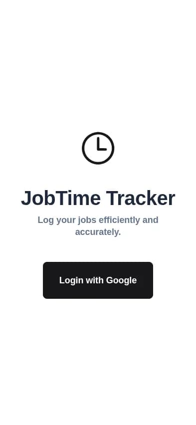 JobTime Tracker