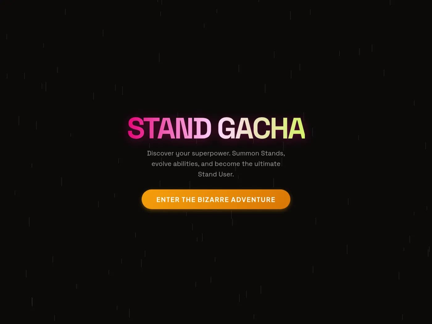 JoJo Stand Gacha Game