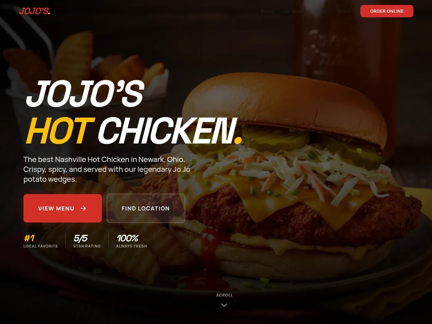 JoJo's Hot Chicken Site