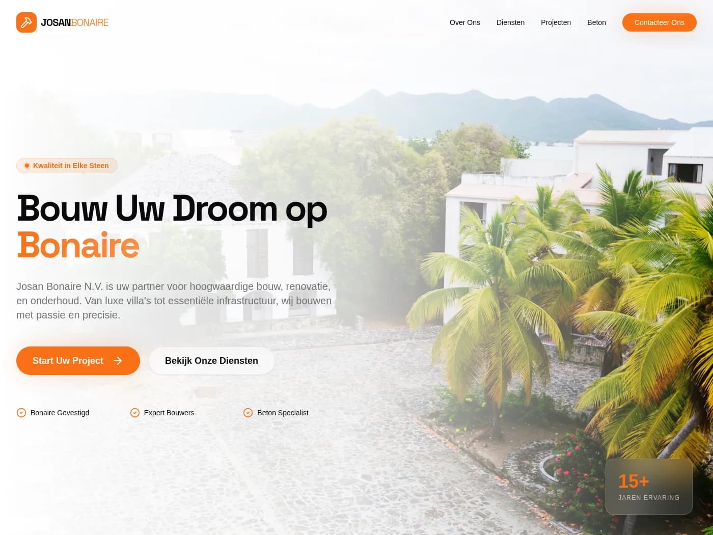 JosanBonaire Builder Site