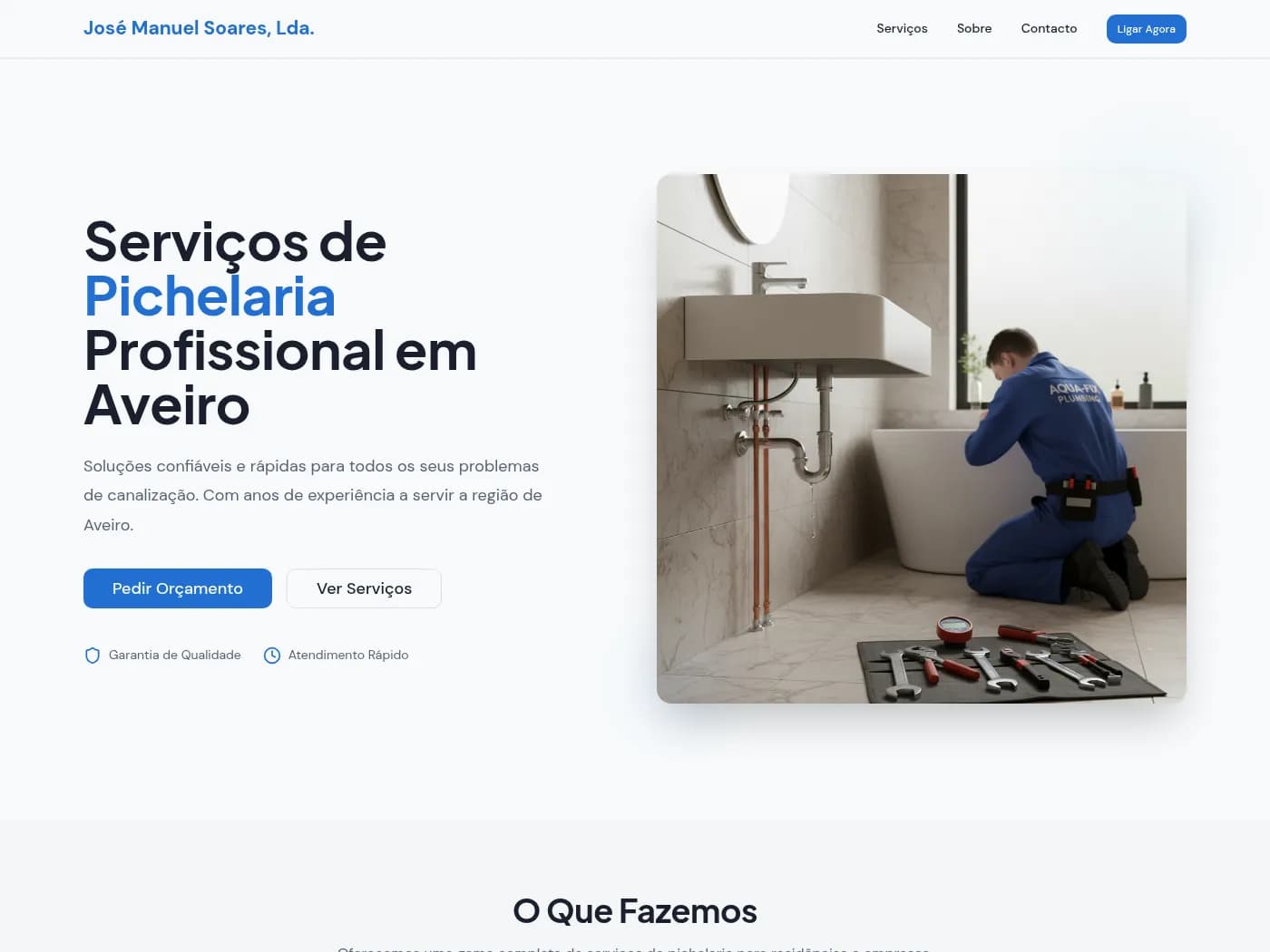 José Soares Plumbing Site