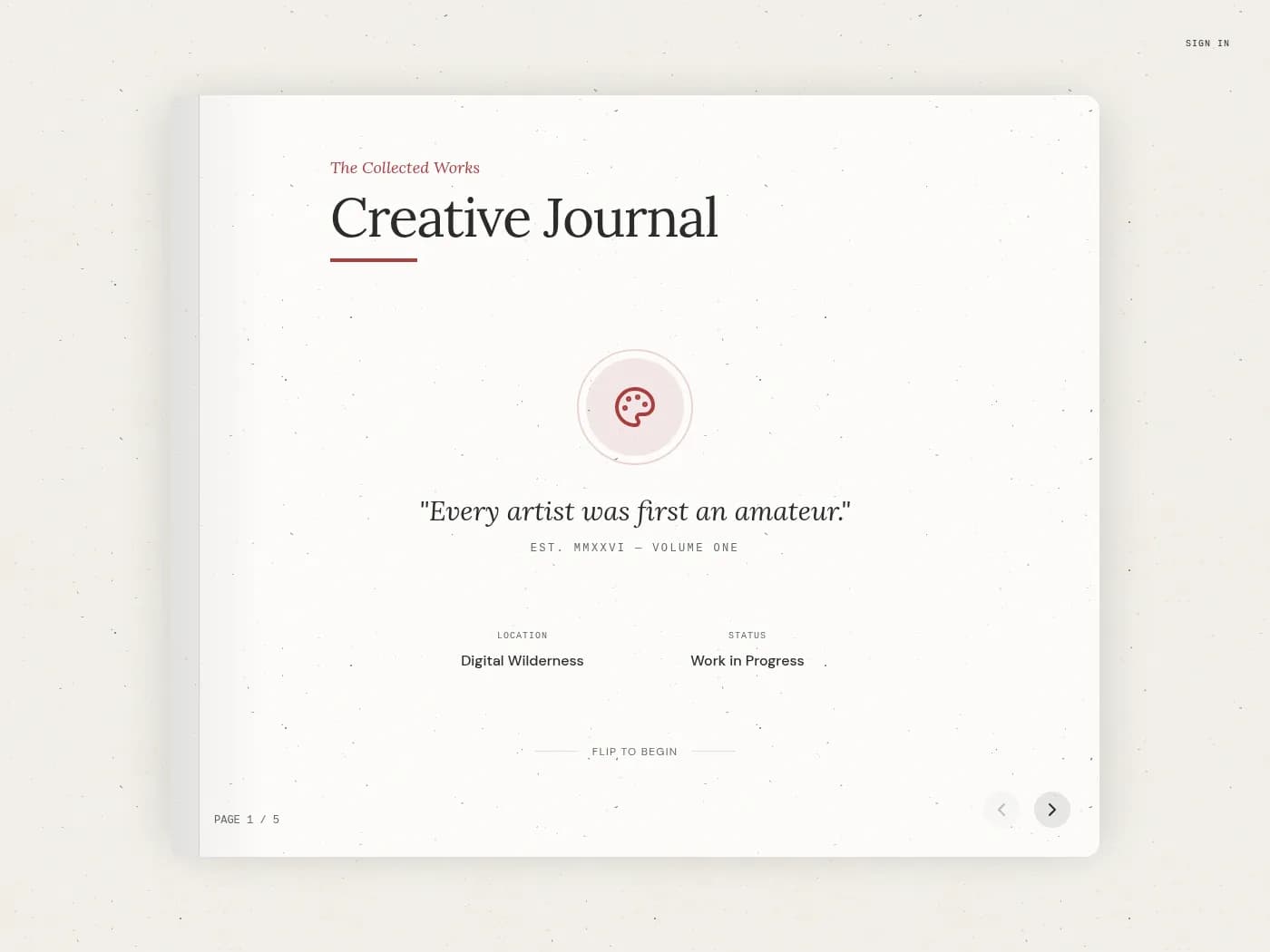 Journal Vibes Website