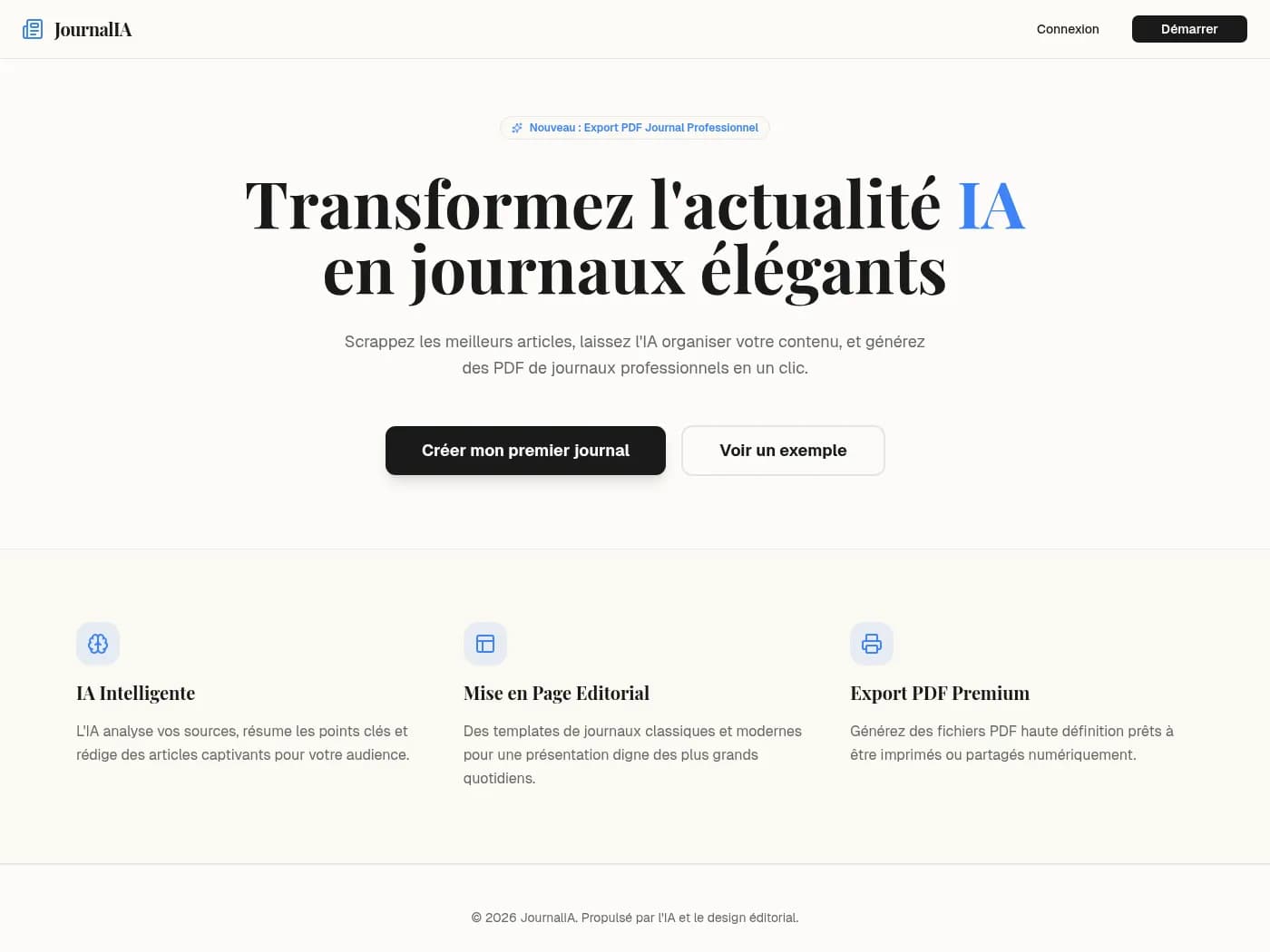 JournalIA PDF Generator