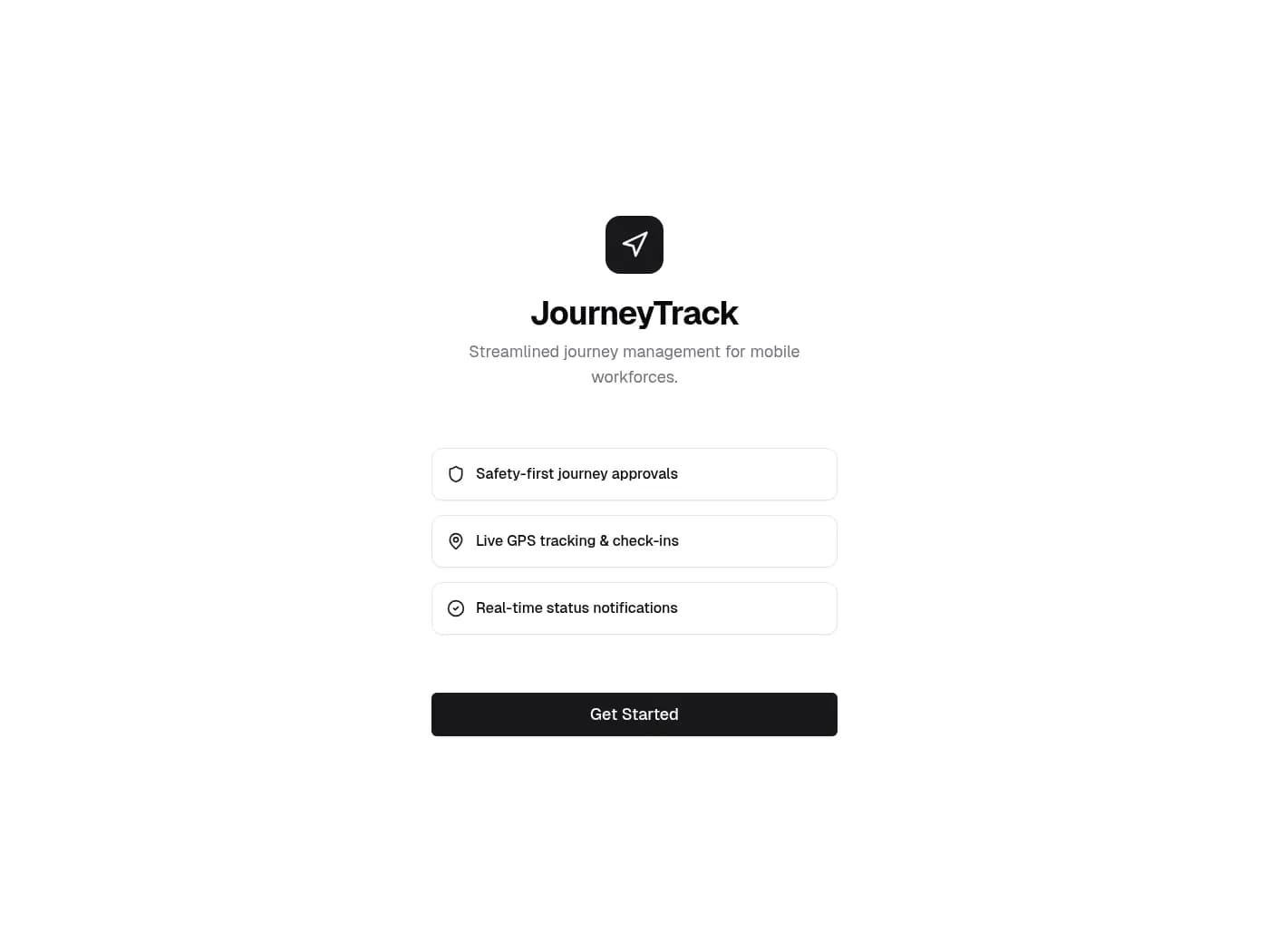 JourneyTrack Manager