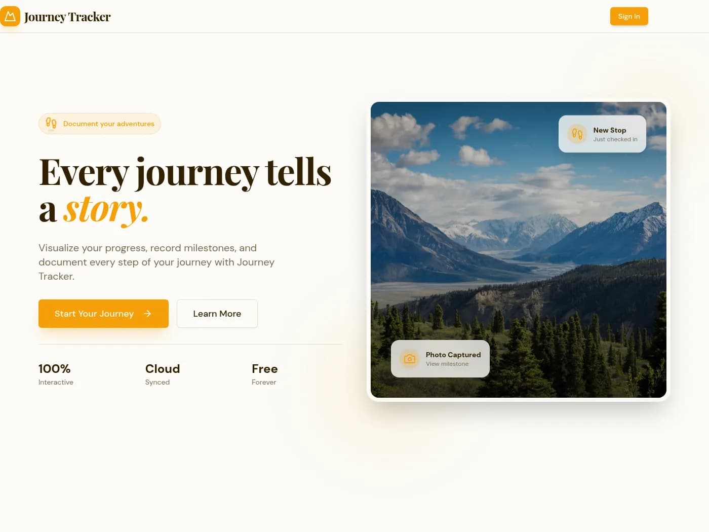 Journey Tracker
