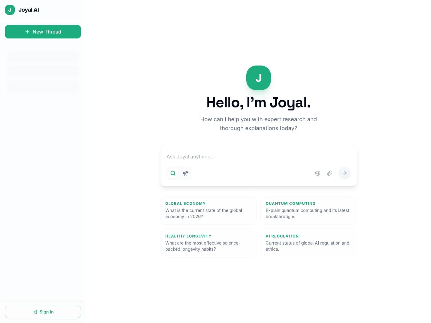 Joyal AI Q&A Assistant